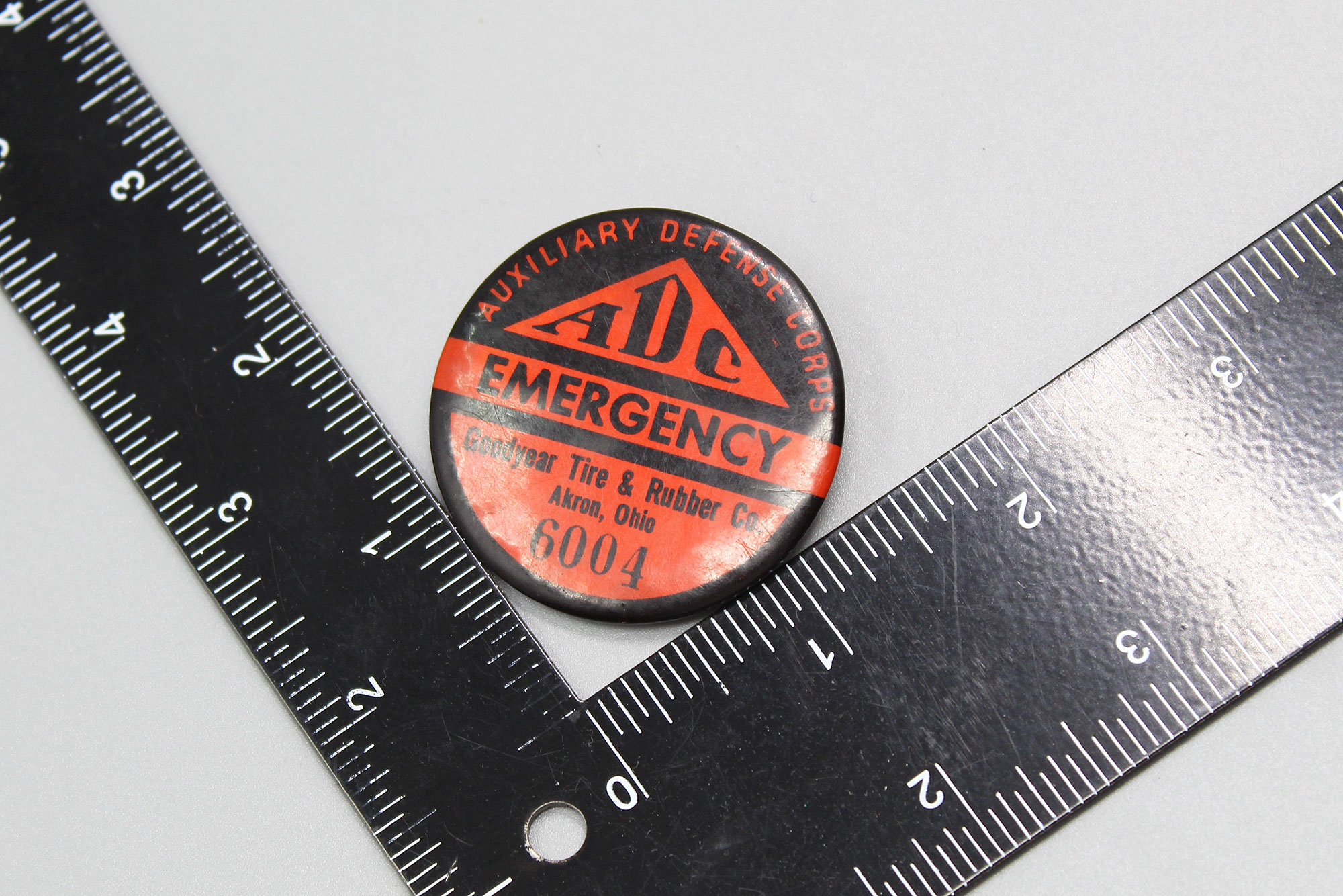 US Emergency Auxiliary Defense Corps ADC Pin - Goodyear . FLU3680 ...