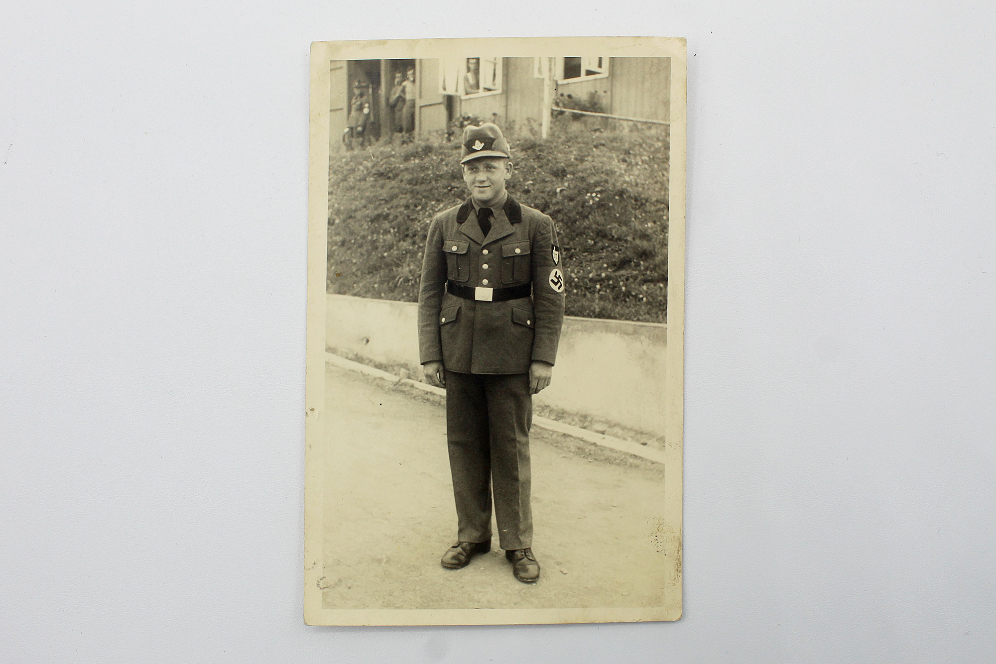 WW2 German RAD Soldier Postcard . GD660 - Time Traveler Militaria