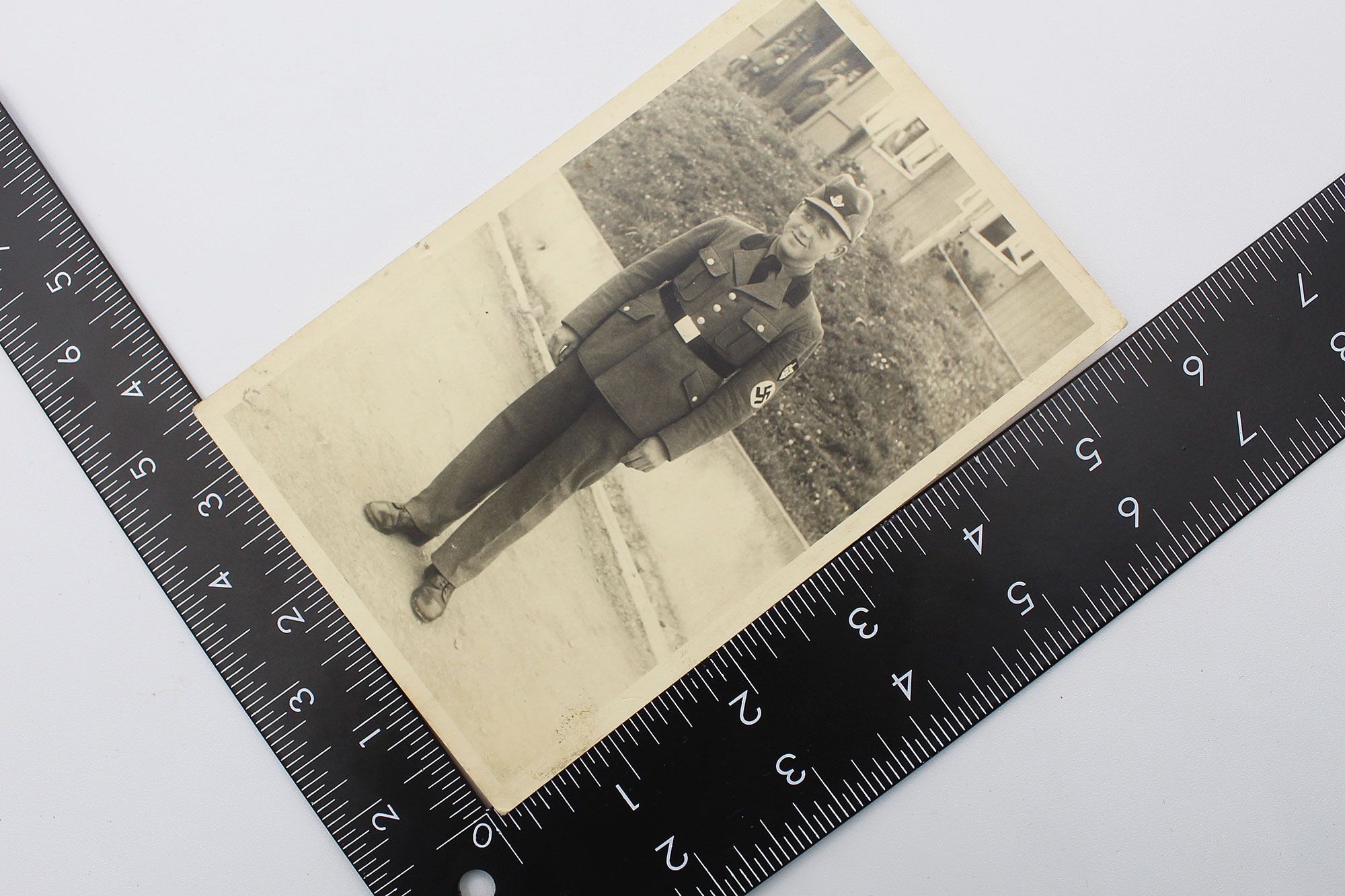 WW2 German RAD Soldier Postcard . GD660 - Time Traveler Militaria