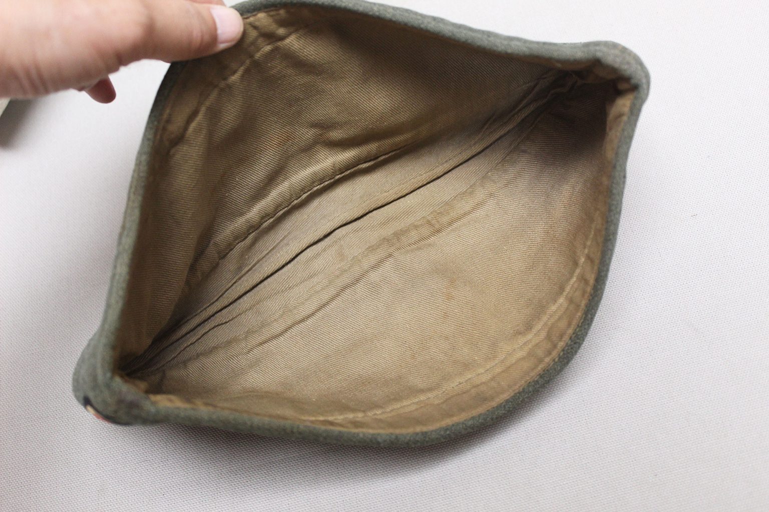 WW2 German Army EM/NCO Side Cap . HG1281cxa - Time Traveler Militaria