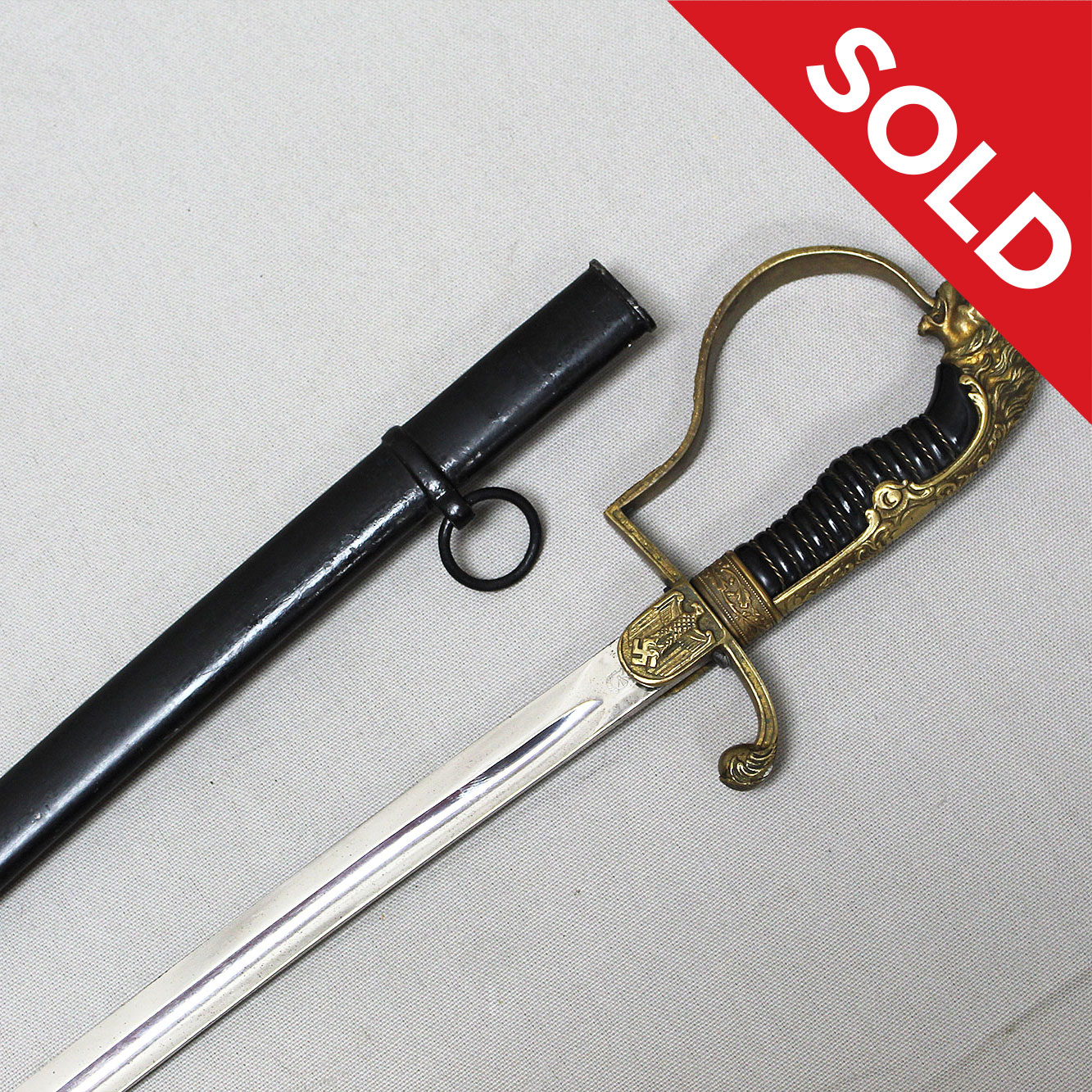 ww2 army officer sword - Time Traveler Militaria