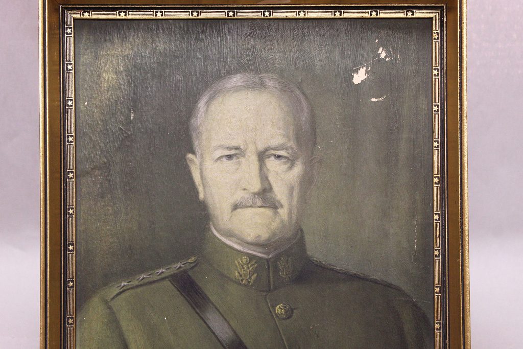 US General Pershing Framed Portrait Print 1938 . FLU3698 - Time ...