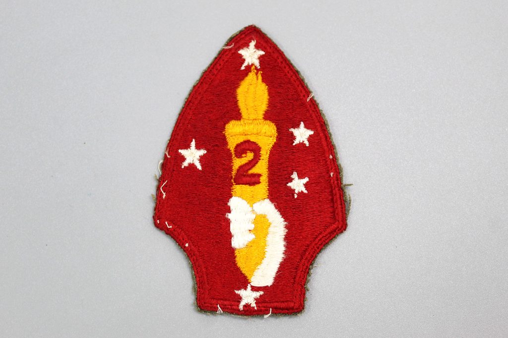 USMC 2nd Division Patch . USP1221 - Time Traveler Militaria