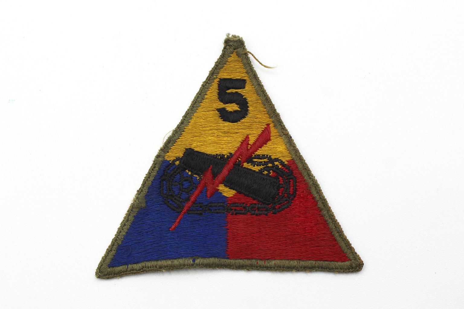US Army 5th Armored Division Patch . USP1225 - Time Traveler Militaria