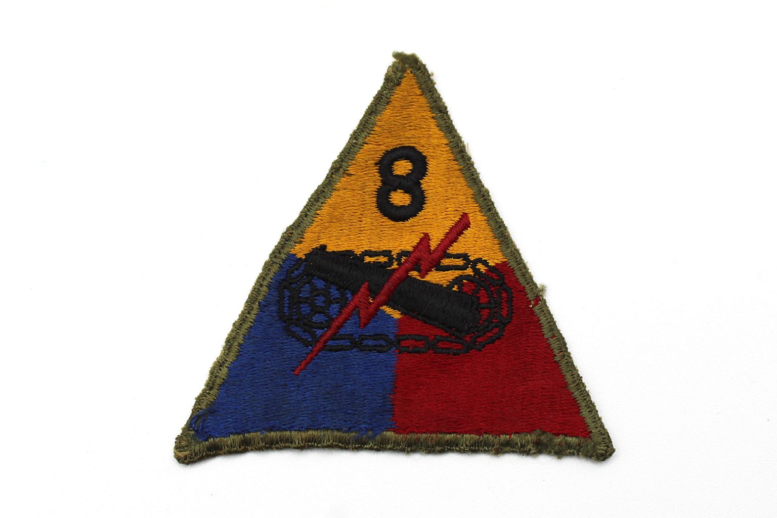 US Army 8th Armored Division Patch . USP1231 - Time Traveler Militaria