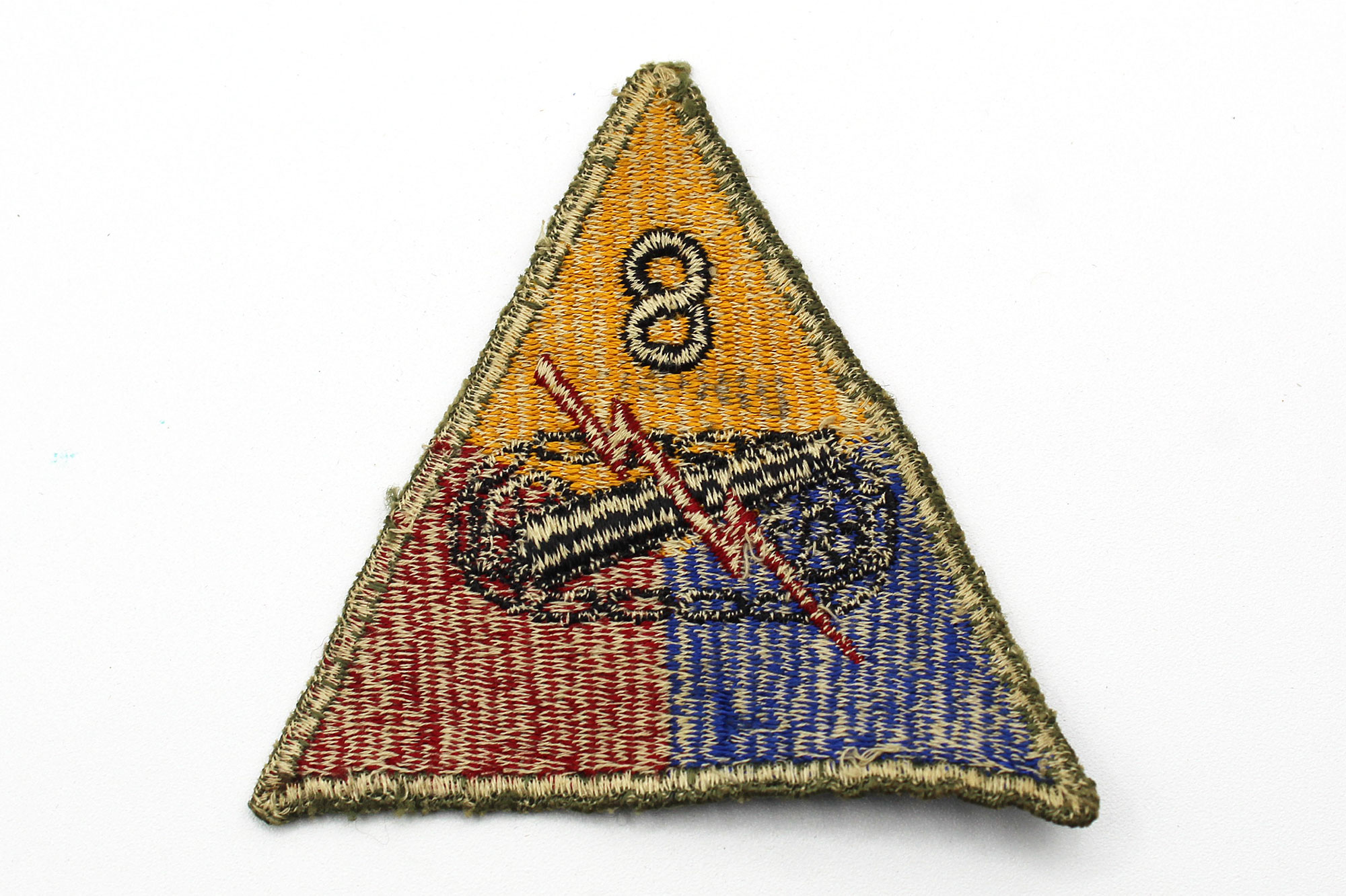 US Army 8th Armored Division Patch . USP1231 - Time Traveler Militaria