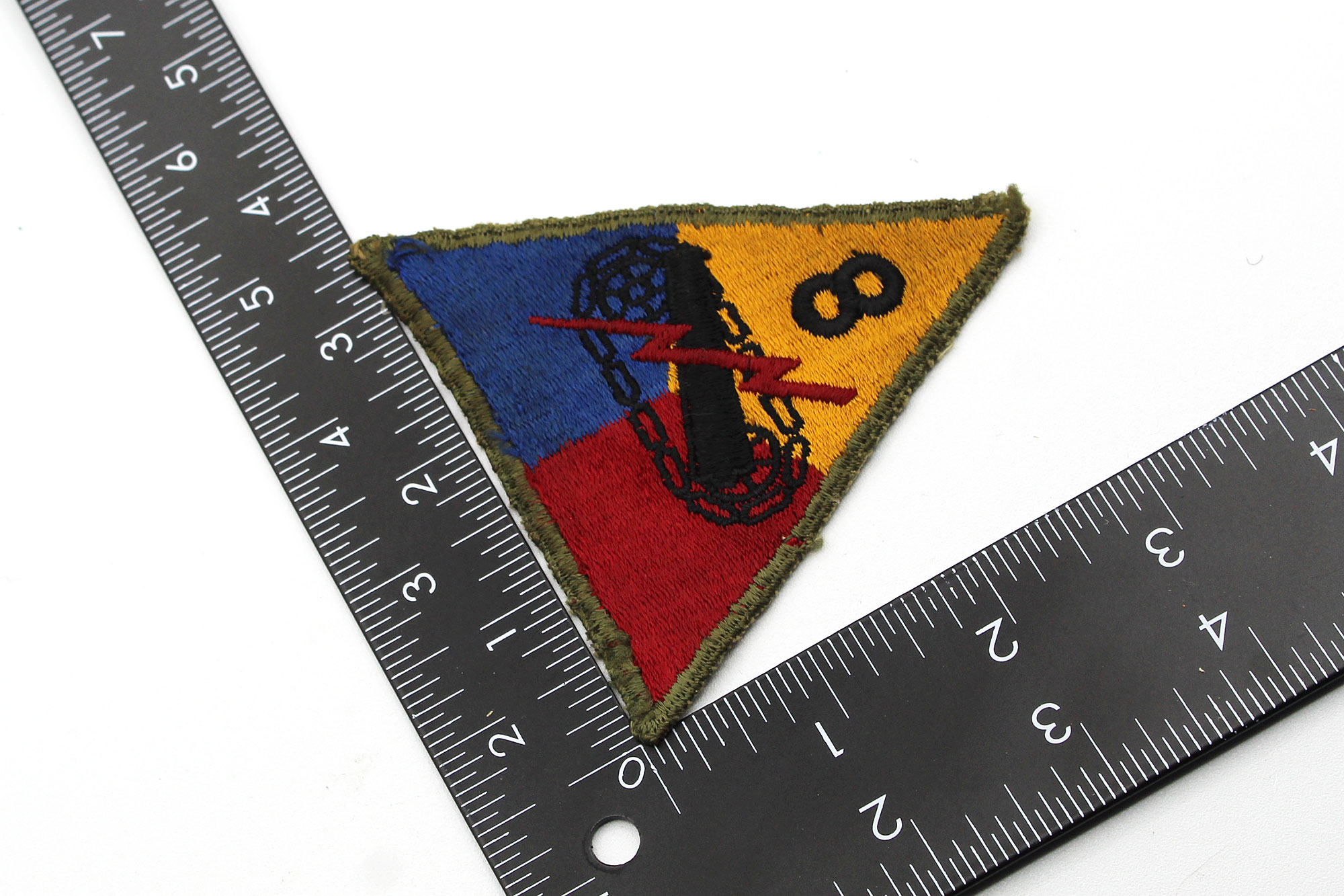 US Army 8th Armored Division Patch . USP1231 - Time Traveler Militaria