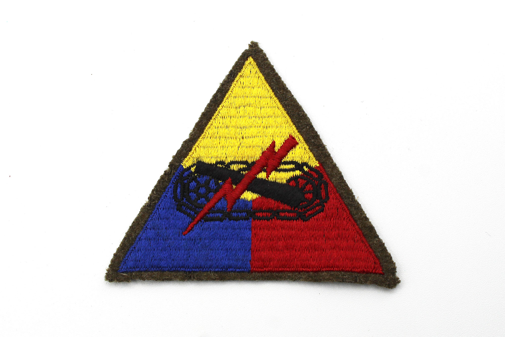 US Army Armored Forces Patch - Wool . USP651 - Time Traveler Militaria