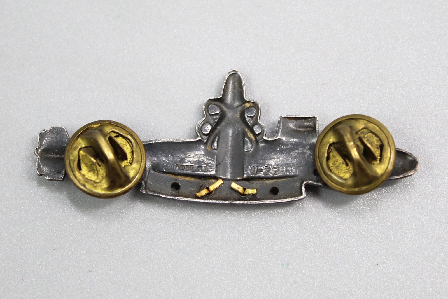 US Submarine Deterrent Badge - 1/20th Silver Filled W-22-N . W234 ...