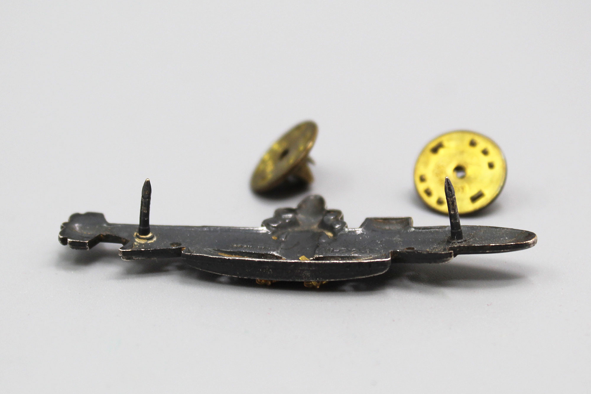 US Submarine Deterrent Badge - 1/20th Silver Filled W-22-N . W234 ...