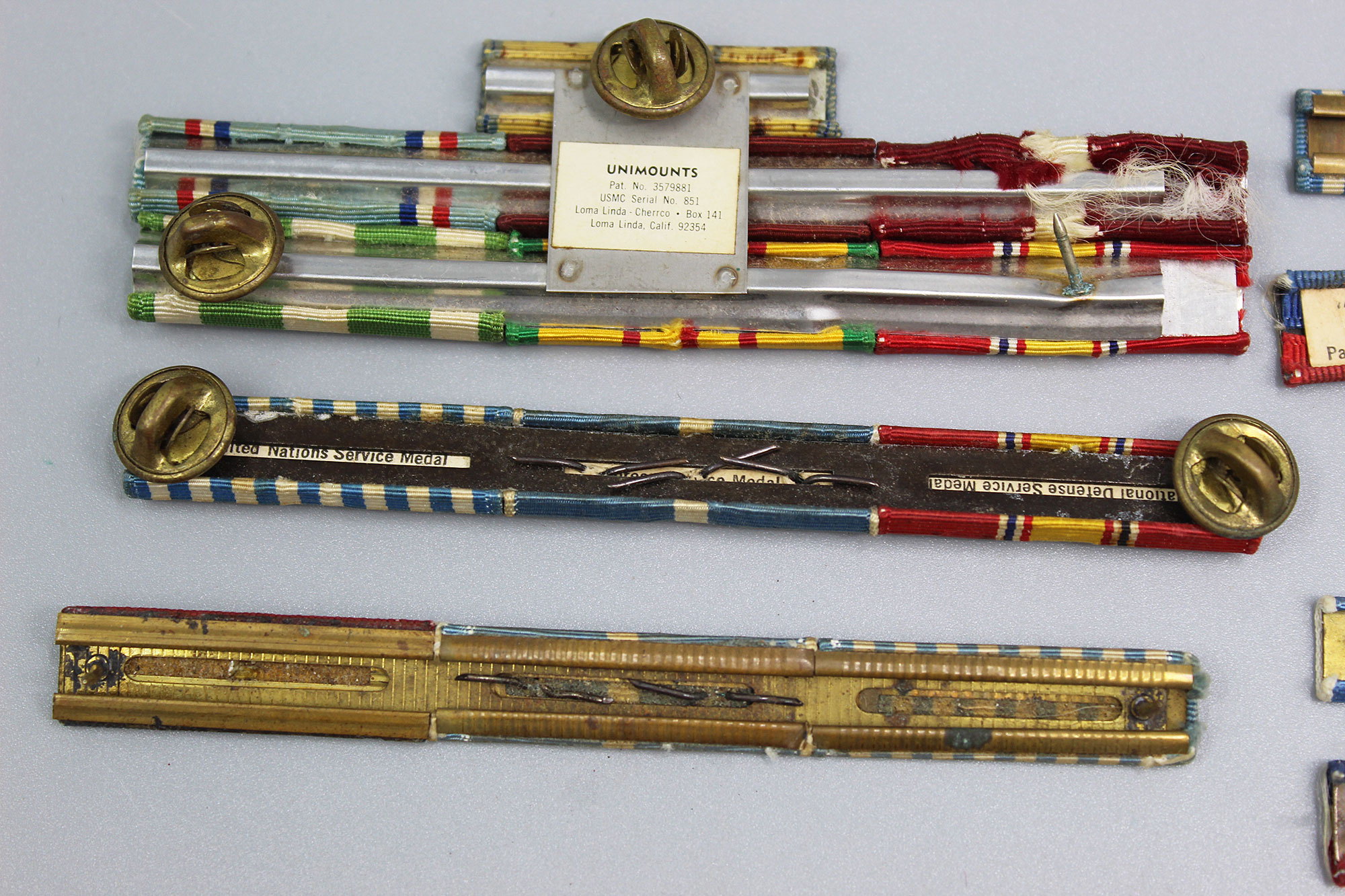 US Group of Ribbon Bars - Korea-Vietnam . YMU4709 - Time Traveler Militaria