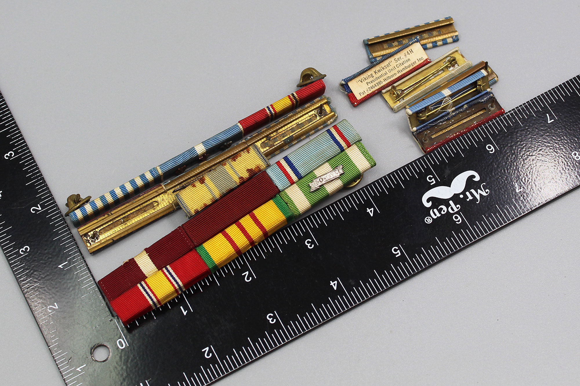 US Group of Ribbon Bars - Korea-Vietnam . YMU4709 - Time Traveler Militaria