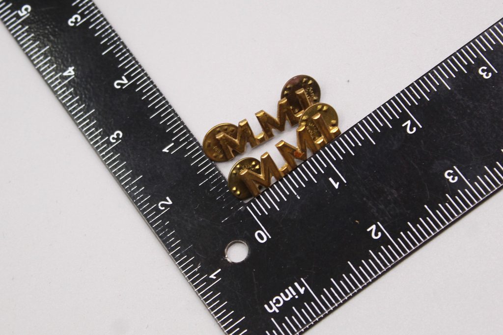 US MMI (Marion Military Institute) Collar Insignia Pair . FLU3737 ...