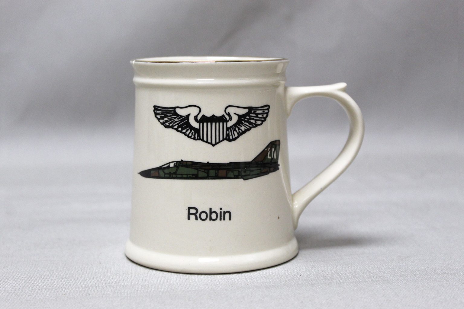 US 493rd TFS Mug - Robin . FLU3760 - Time Traveler Militaria