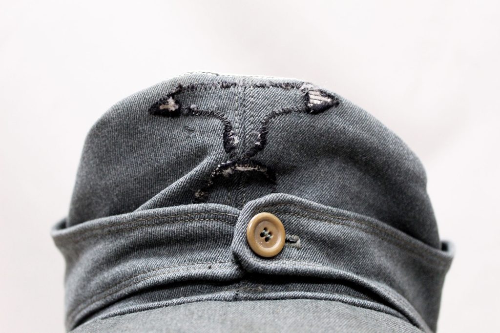 WW2 German Waffen SS Officer M43 Field Cap (Insignia Removed ...