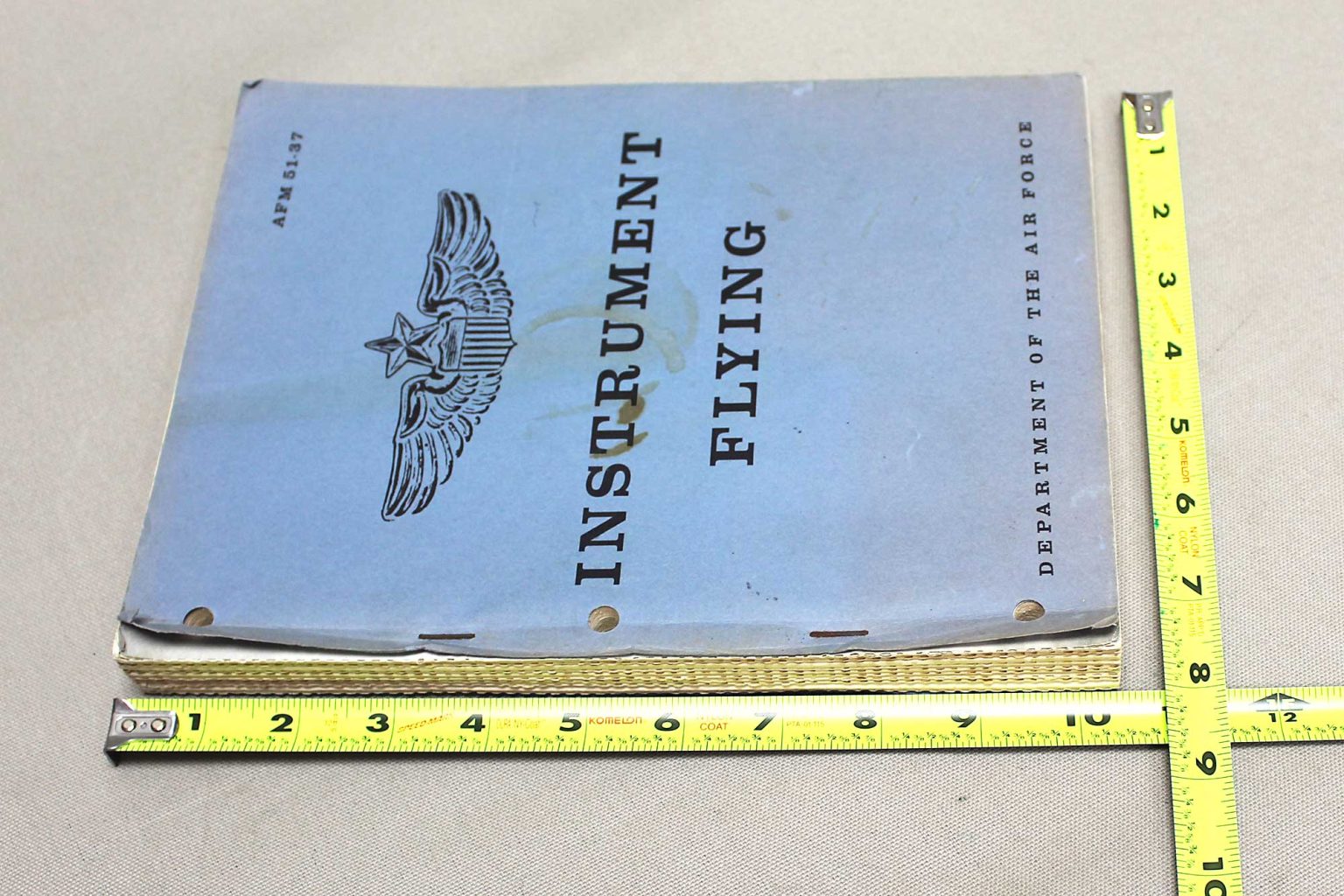 USAF Instrument Flyer Manual 1971 . BOOK142 - Time Traveler Militaria