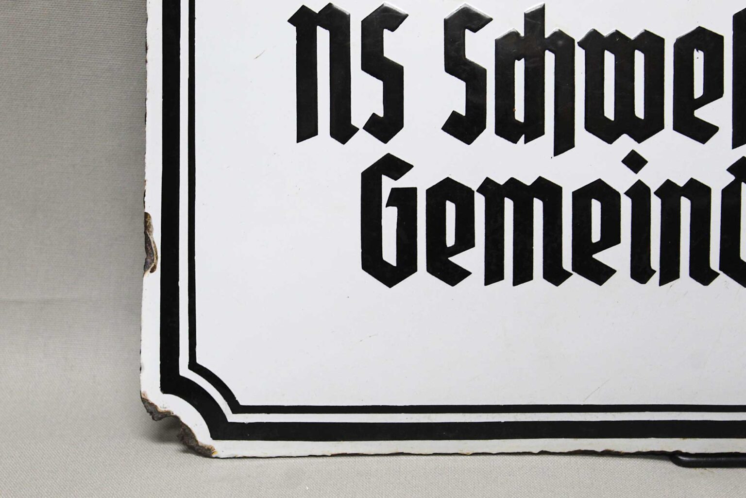 WW2 German NSV Social Welfare Enamel Sign . EFL6182cxa - Time Traveler ...