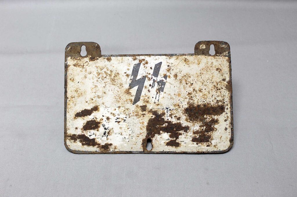 WW2 German SS Sign for Tank or Halftrack . EFL6183cxa - Time Traveler ...