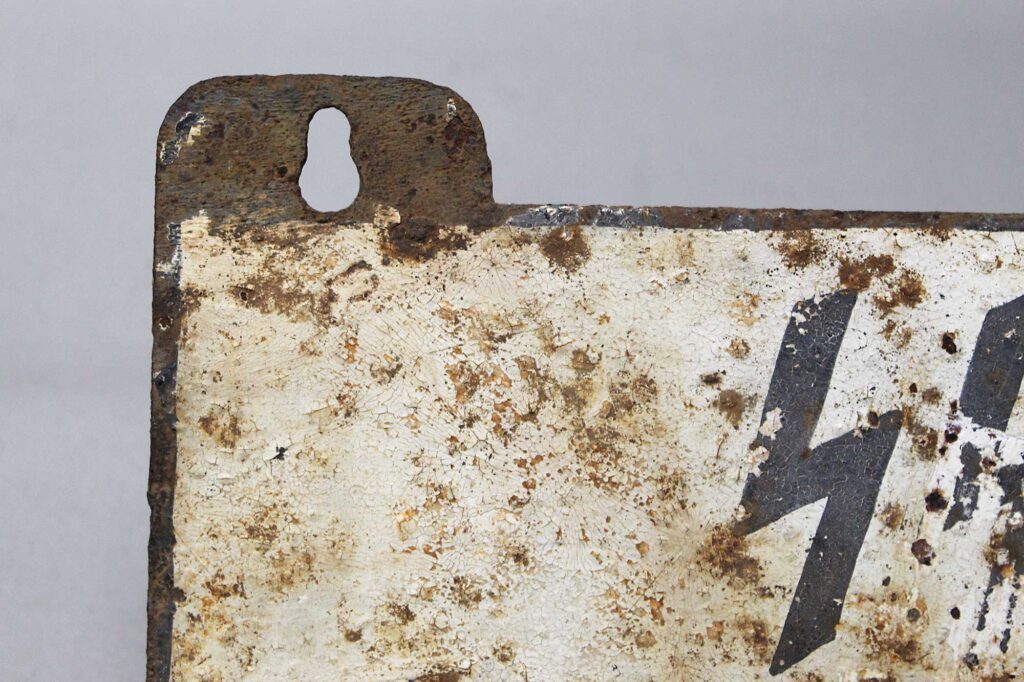 WW2 German SS Sign for Tank or Halftrack . EFL6183cxa - Time Traveler ...