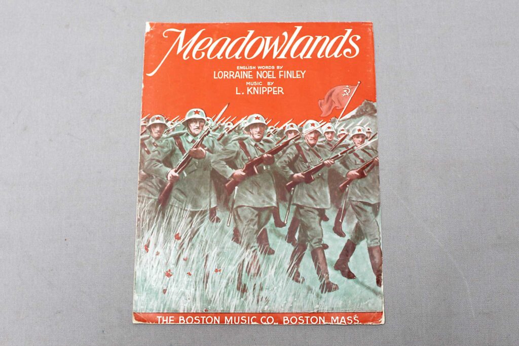 US 1944 Music Sheet . BOOK151 - Time Traveler Militaria