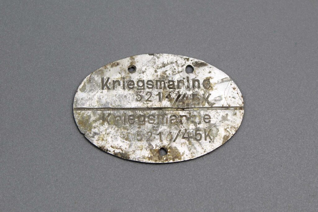 WW2 German Kriegsmarine ID Tag . EFL6192cxa - Time Traveler Militaria