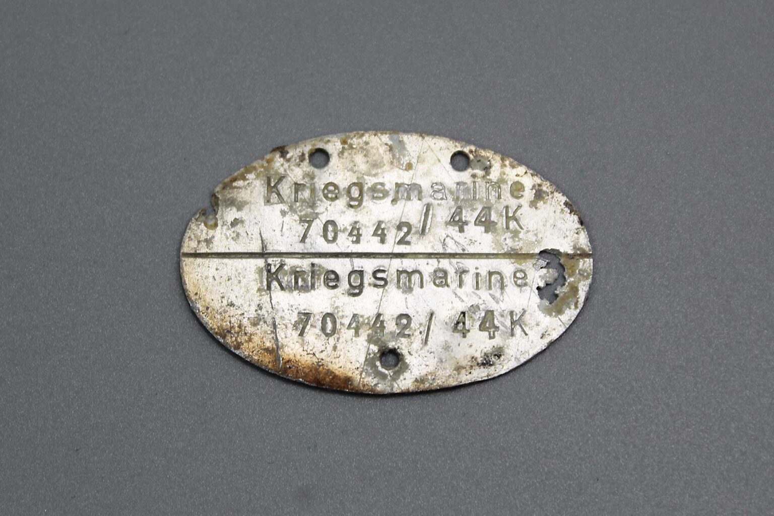 WW2 German Kriegsmarine ID Tag . EFL6193cxa - Time Traveler Militaria