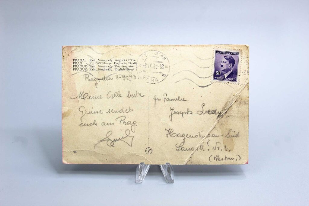 WW2 German 1943 Postcard w/Stamp . GD3041C - Time Traveler Militaria