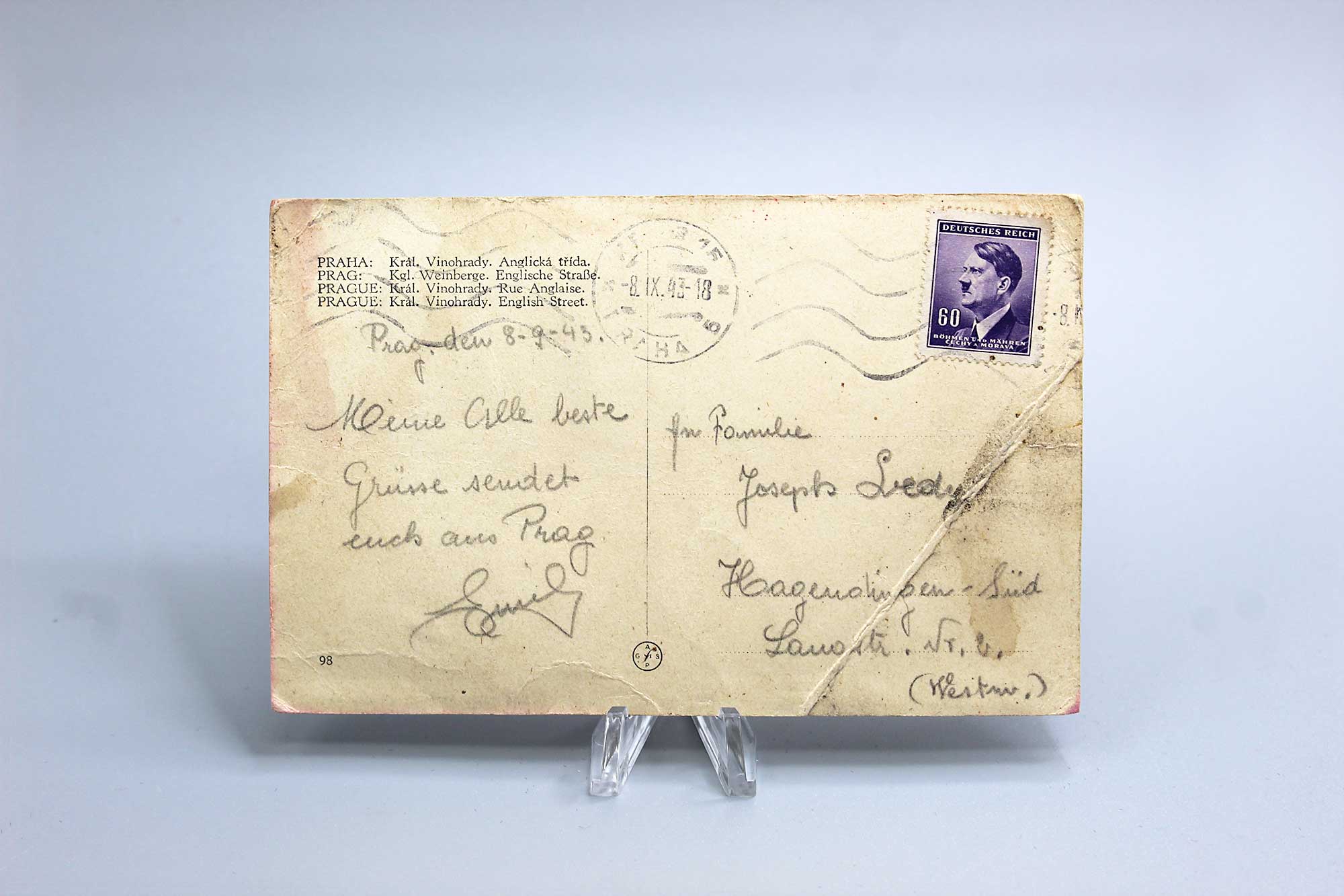 WW2 German 1943 Postcard w/Stamp . GD3041C - Time Traveler Militaria