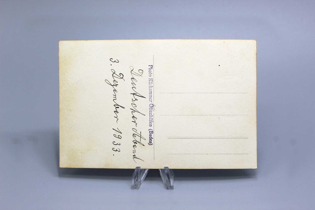 WW2 German Photo Postcard 1933 . GD941 - Time Traveler Militaria