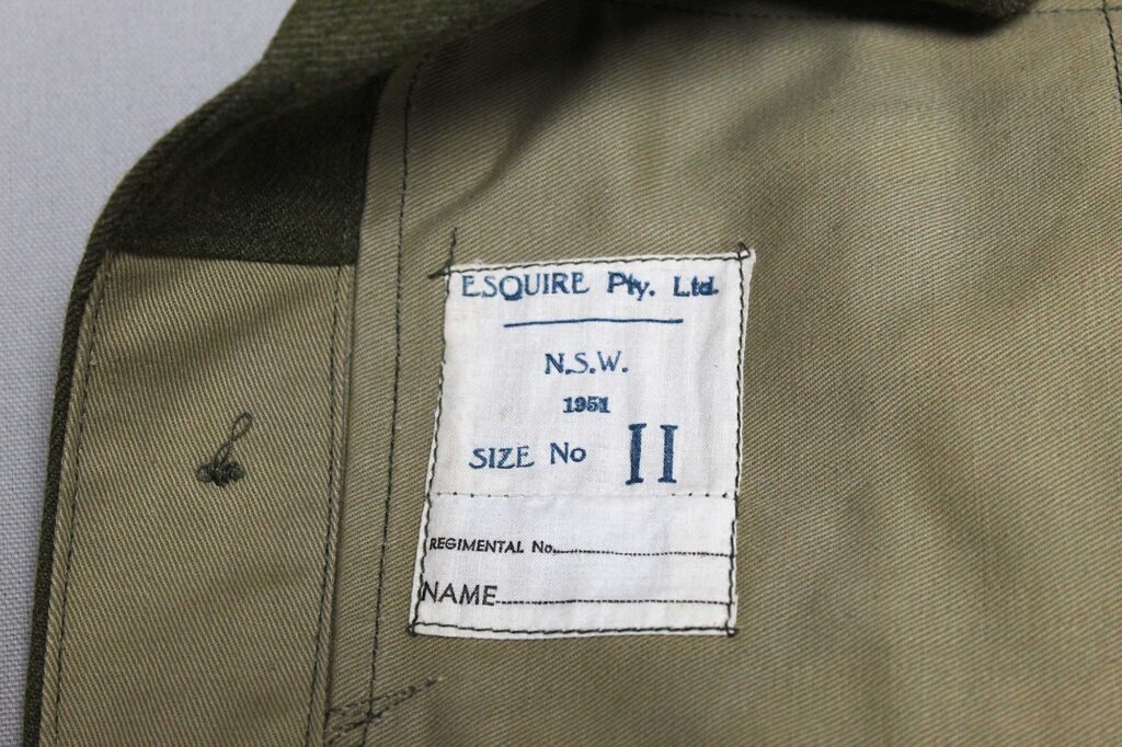 Australia Made Military Field Jacket 1951 . HM412 - Time Traveler Militaria