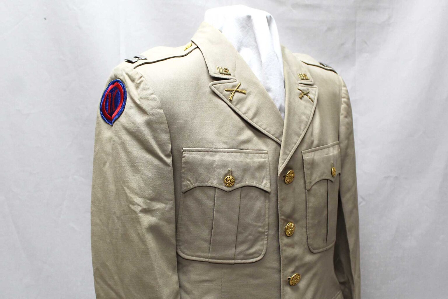 WW2 US IX (9th) Corps Army Officers Tunic . UA439 - Time Traveler Militaria