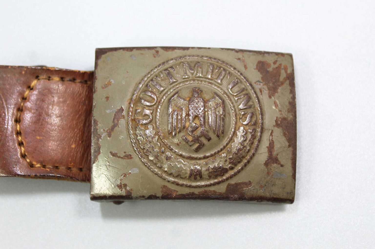 WW2 German Army Combat Buckle w/Tab 1940 . BMM1013B - Time Traveler ...