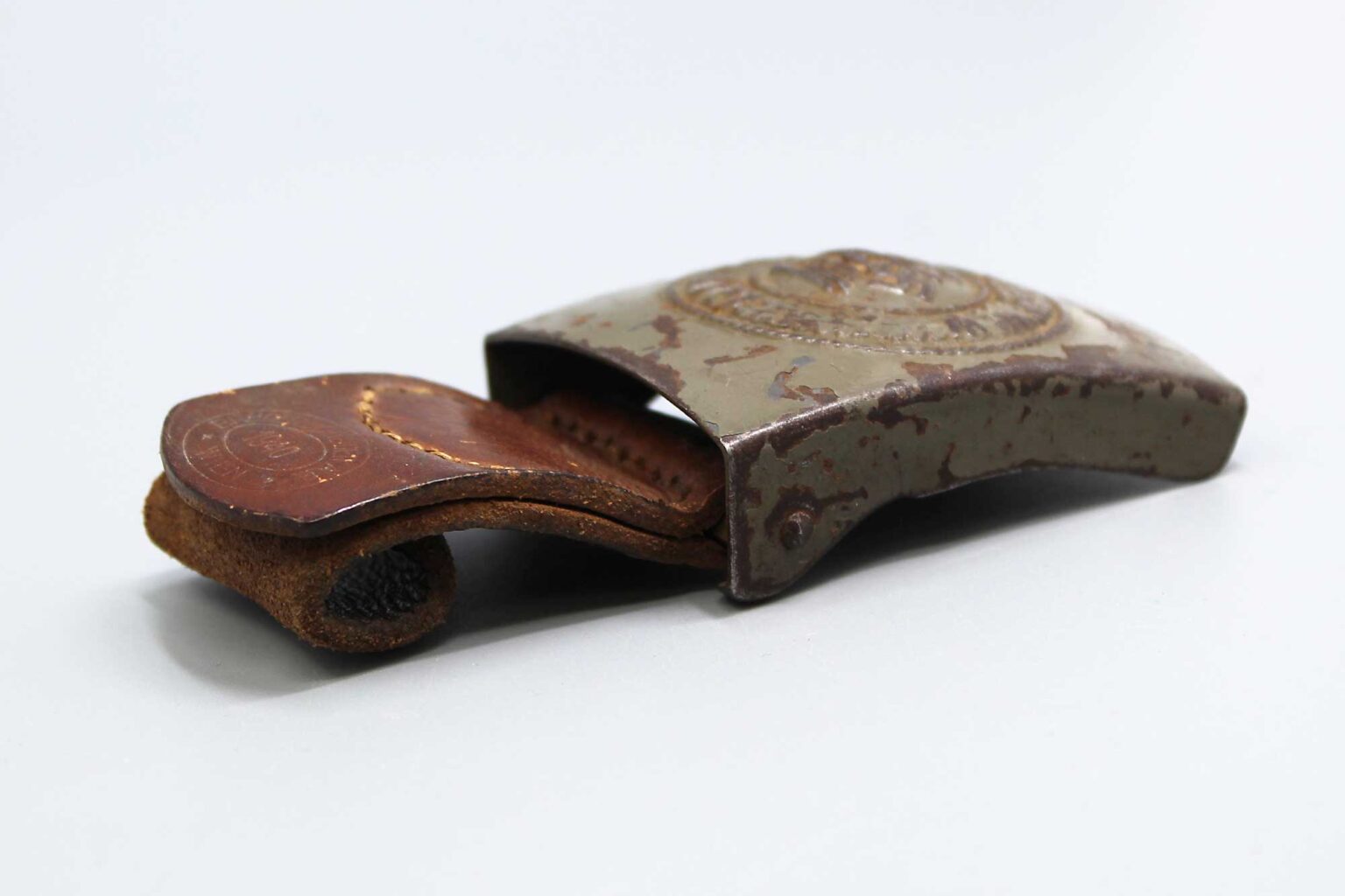 WW2 German Army Combat Buckle w/Tab 1940 . BMM1013B - Time Traveler ...