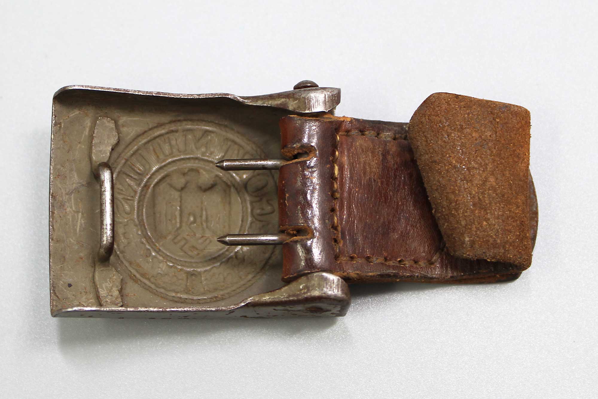 WW2 German Army Combat Buckle w/Tab 1940 . BMM1013B - Time Traveler ...