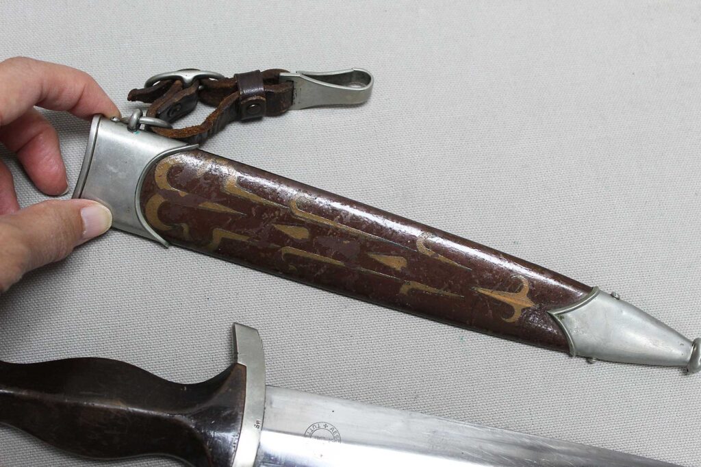 WW2 German SA Dagger w/Hanger - Aesculap . D1097 - Time Traveler Militaria