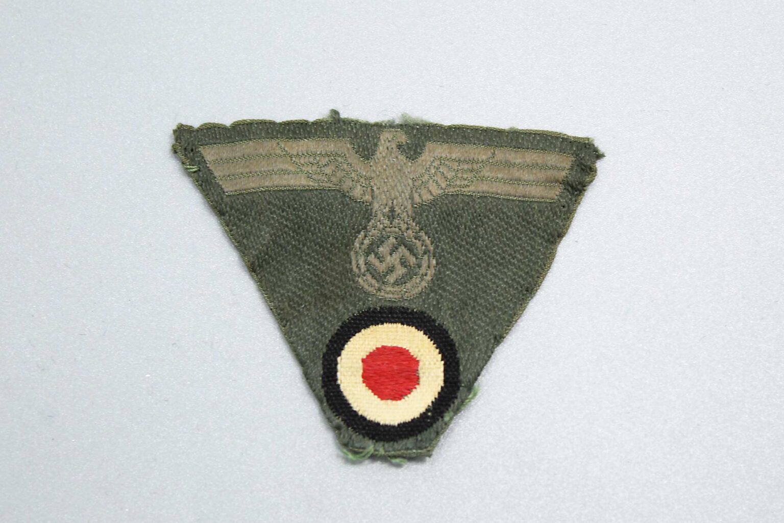 WW2 German Army Cap Trapezoid . EFL4689 - Time Traveler Militaria