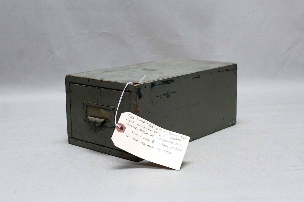 WW2 US Wooden File Cabinet Drawer Morris Field NC . FLU3782 - Time ...