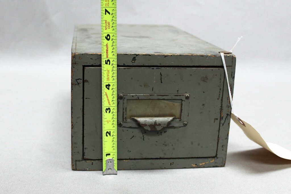 WW2 US Wooden File Cabinet Drawer Morris Field NC . FLU3782 - Time ...