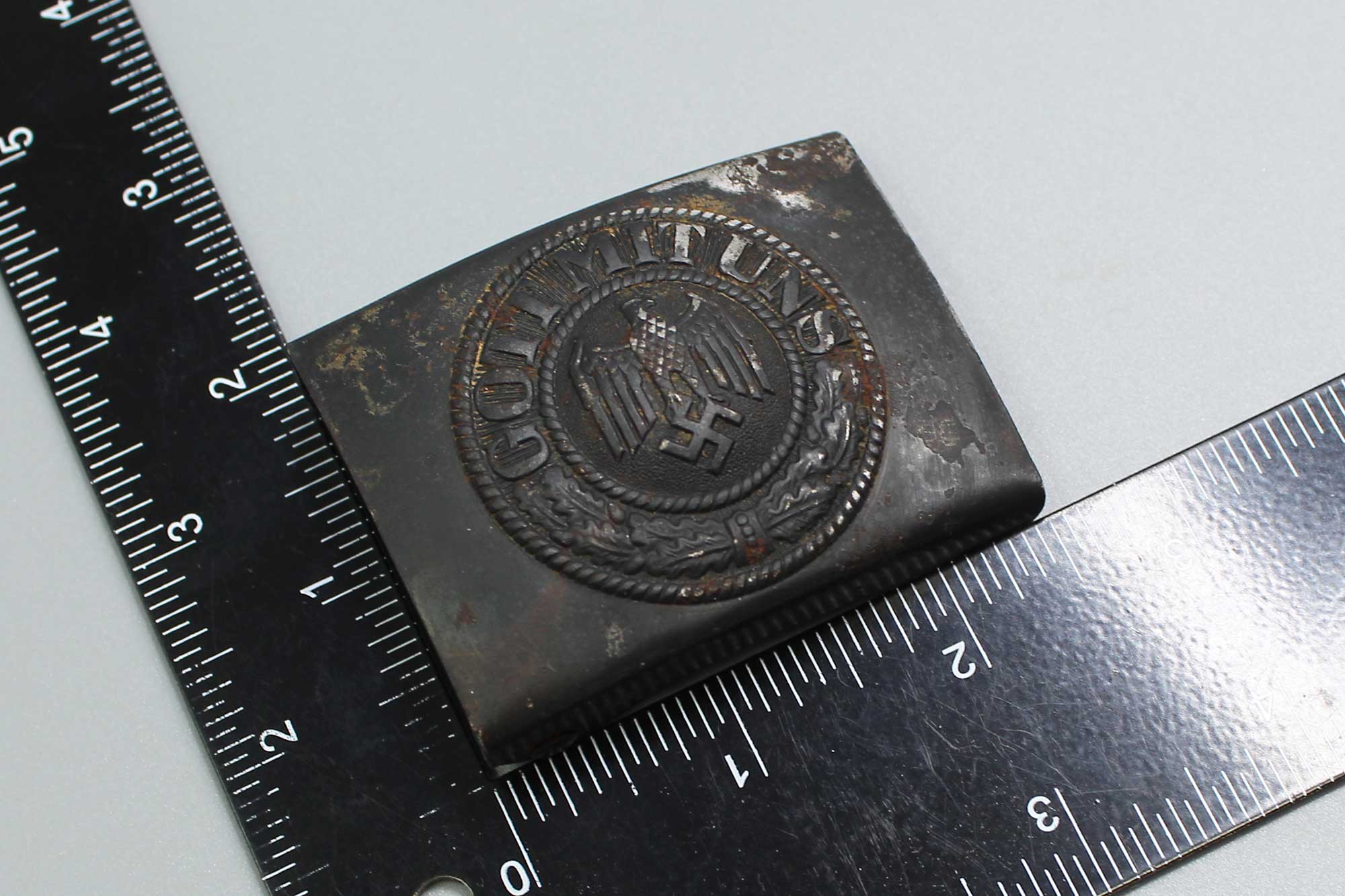 WW2 German Costal Artillery Buckle - B&N-42 . BMM654 - Time Traveler ...