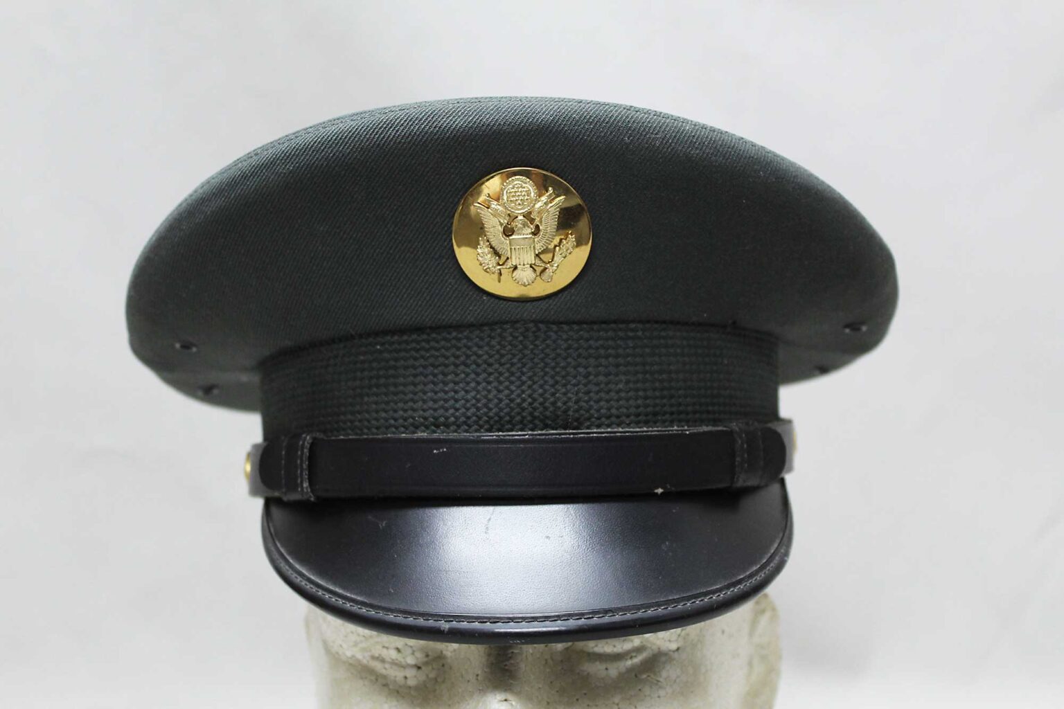 US Army Enlisted Green Visor Cap Vietnam – Size 6 5/8 . HU1180 - Time ...