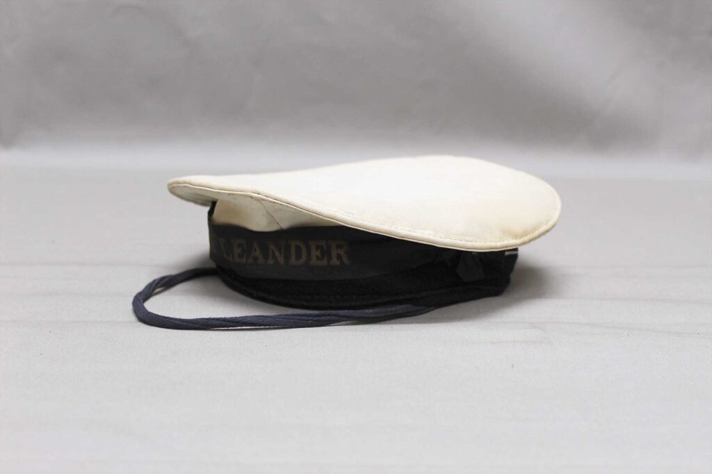 British Royal Navy Sailor Cap HMS Leander . BMX162 - Time Traveler ...