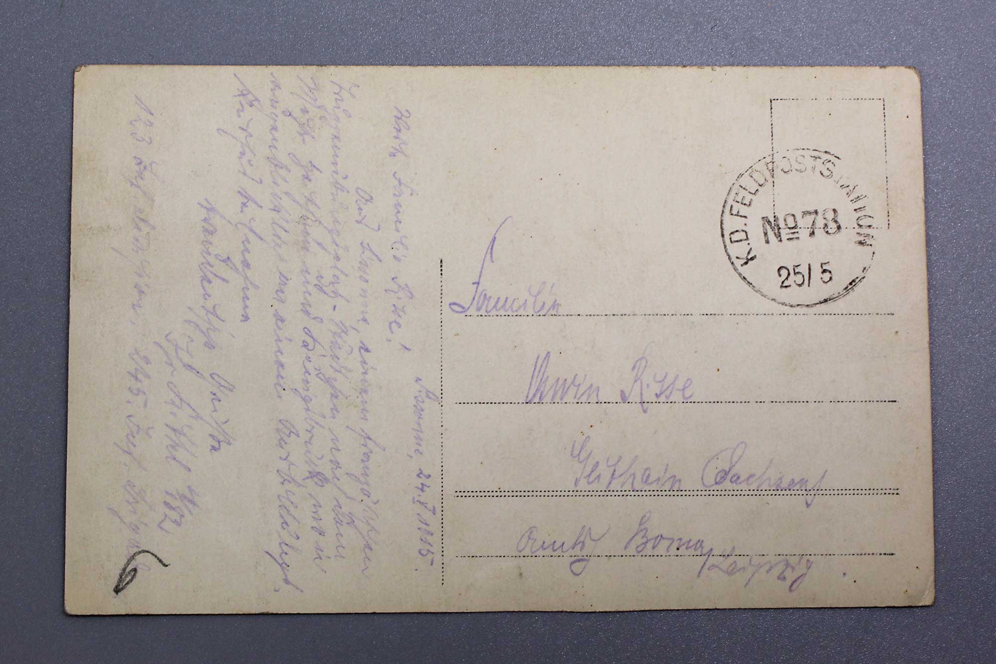 Imperial German Photo Postcard - Feldpost Postmark . GDi222 - Time ...