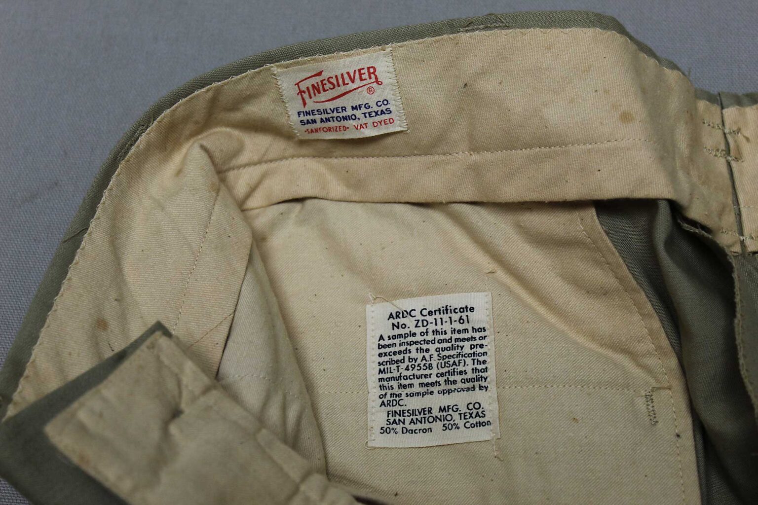USAF Khaki Pants . UA1172 - Time Traveler Militaria