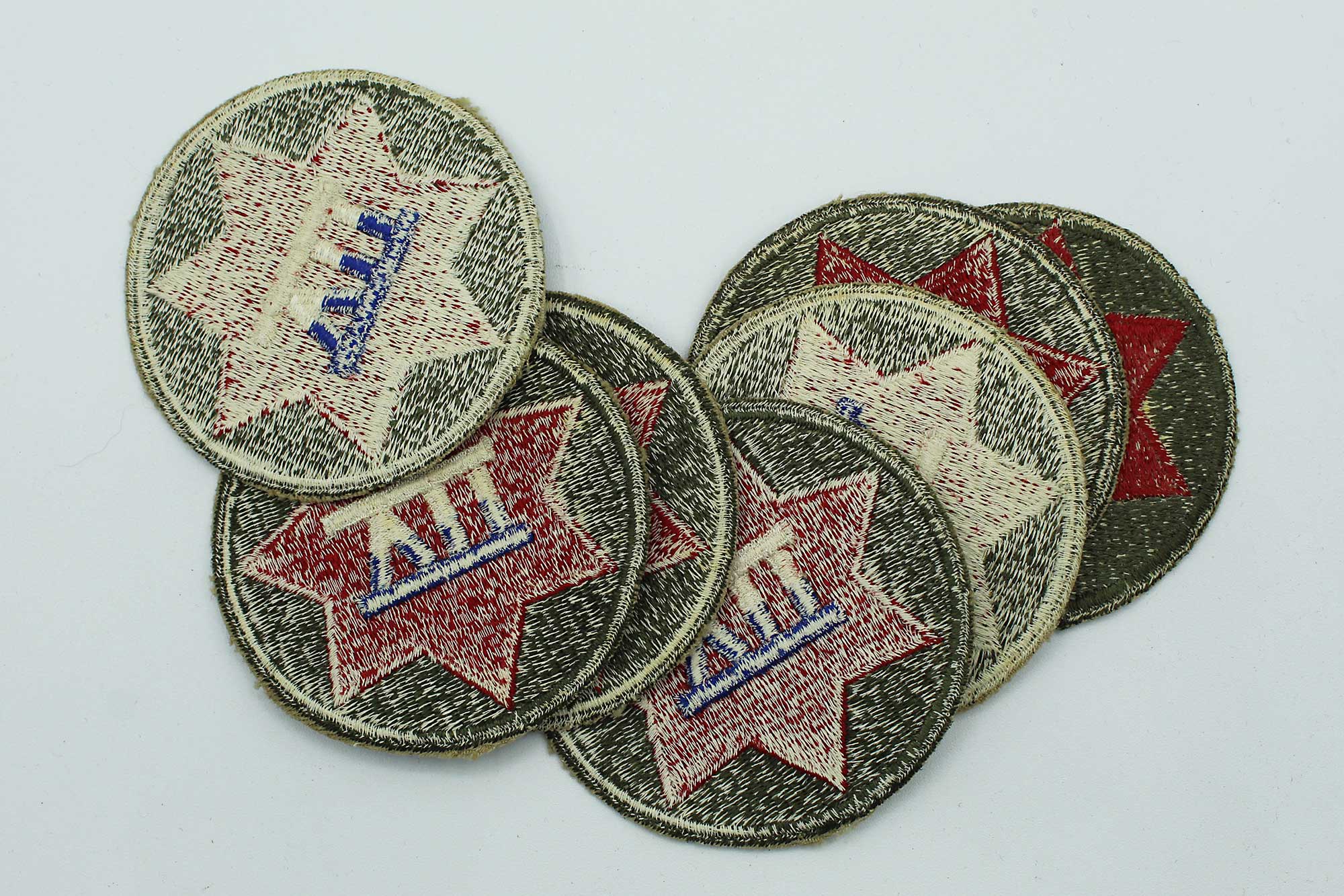 US WW2 7th Army Corps Patch - PER ITEM . USP1277 - Time Traveler Militaria