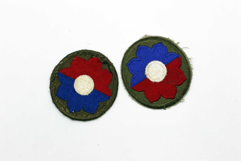 US WW2 9th Infantry Division Patch - PER ITEM . USP1278 - Time Traveler ...