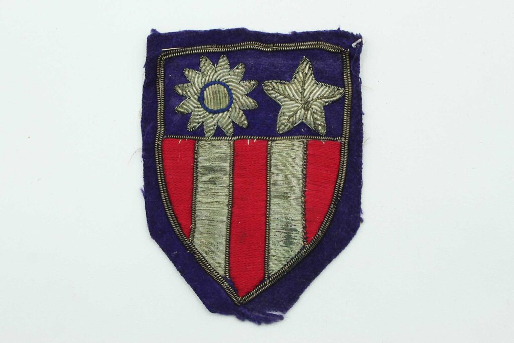 US WW2 Bullion CBI Patch . USP4010bw - Time Traveler Militaria