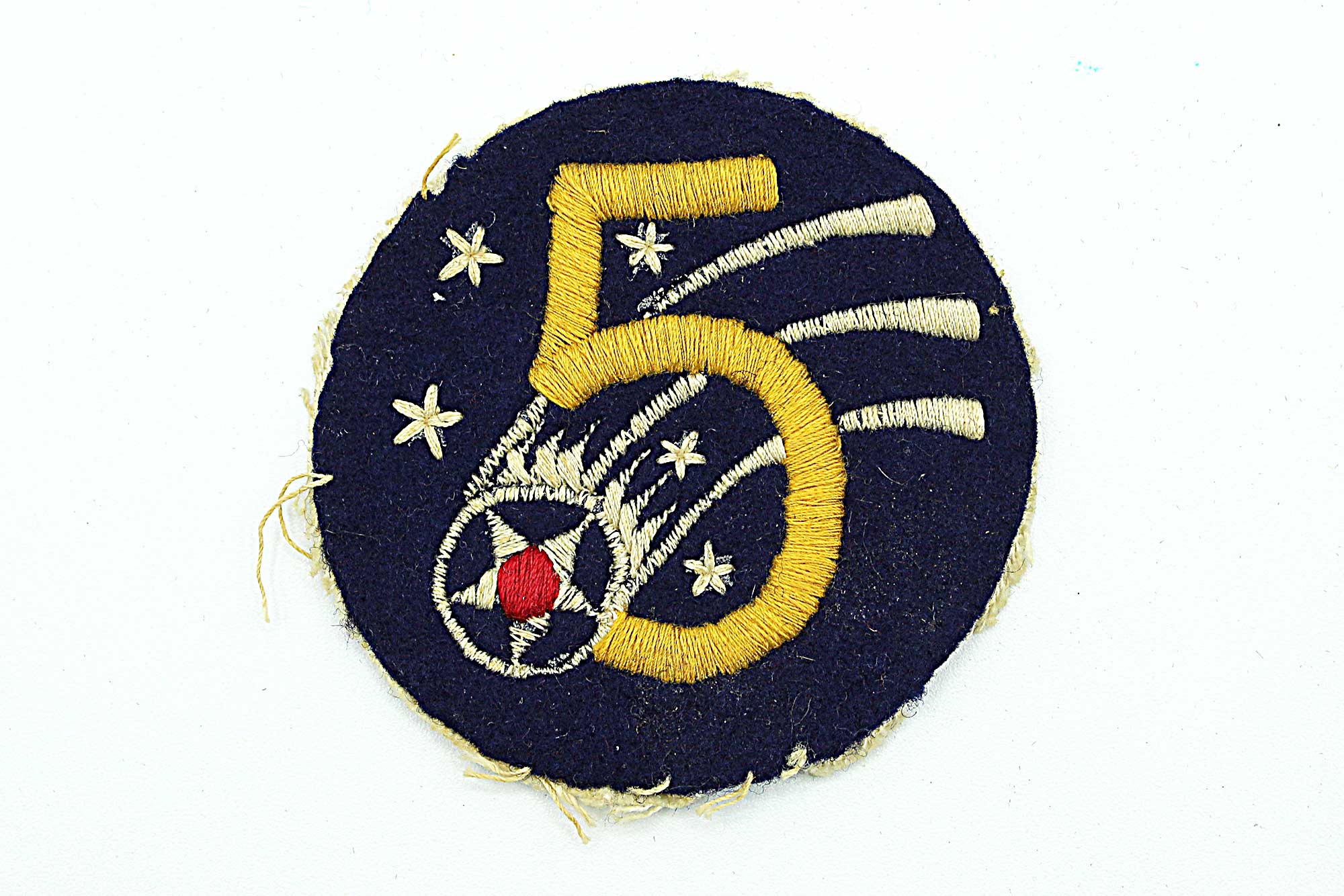 WW2 US 5th AAF Patch - Australian Made . USP4011 - Time Traveler Militaria
