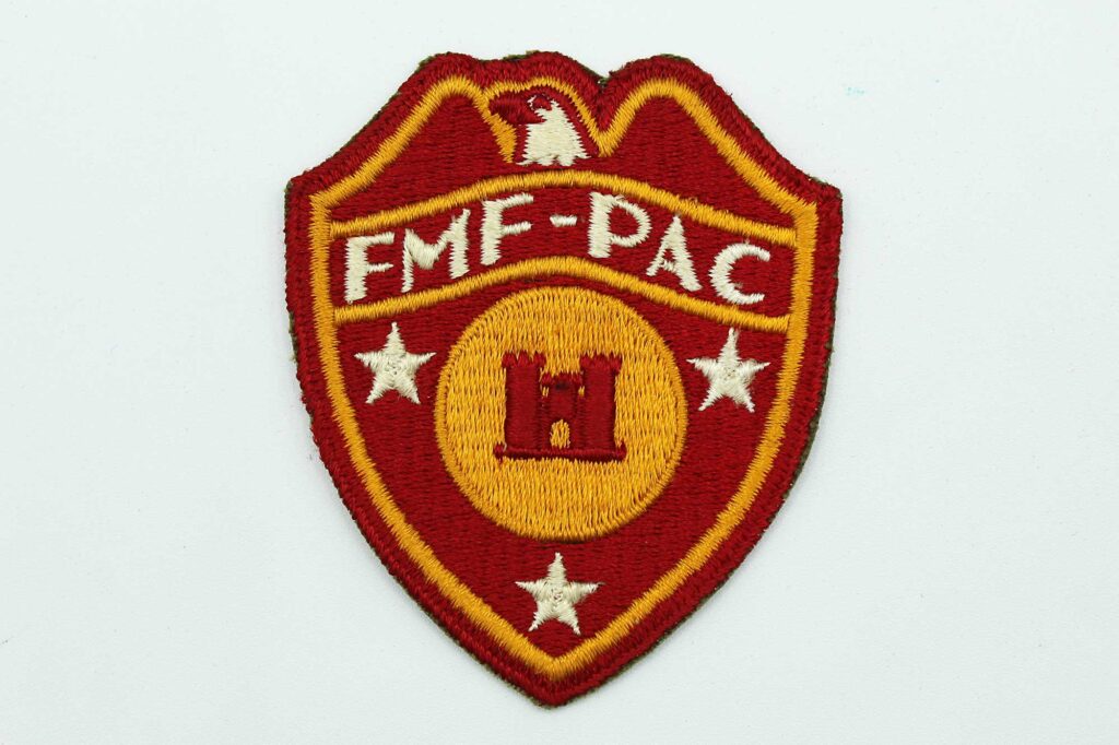 USMC FMF-PAC Engineers Patch . USP4015bw - Time Traveler Militaria