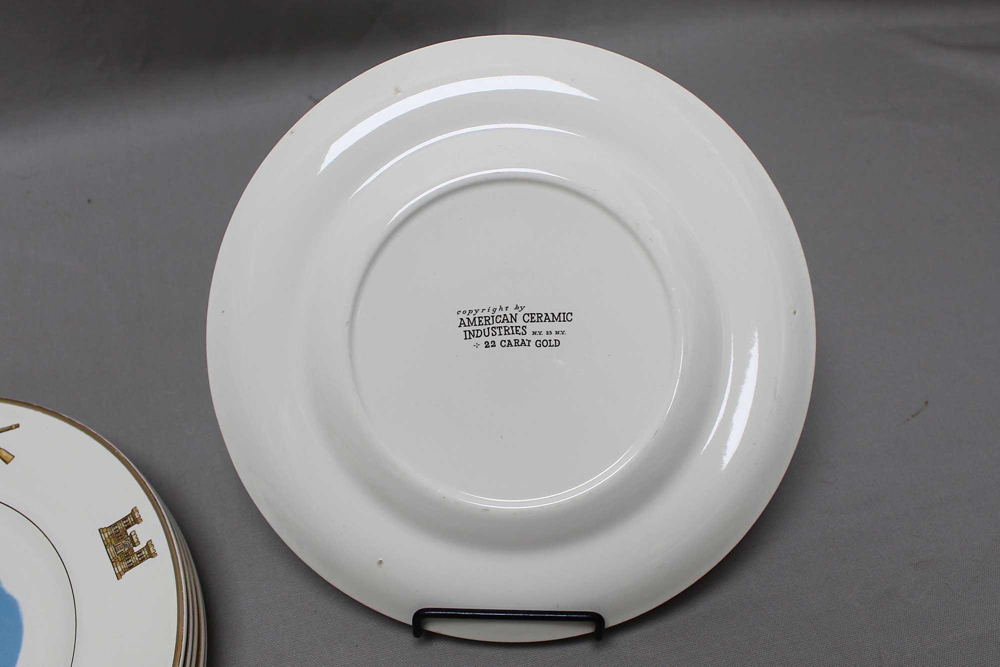 US Military Liberty Bell Collector Dinner Plate PER ITEM. FLU1696 ...