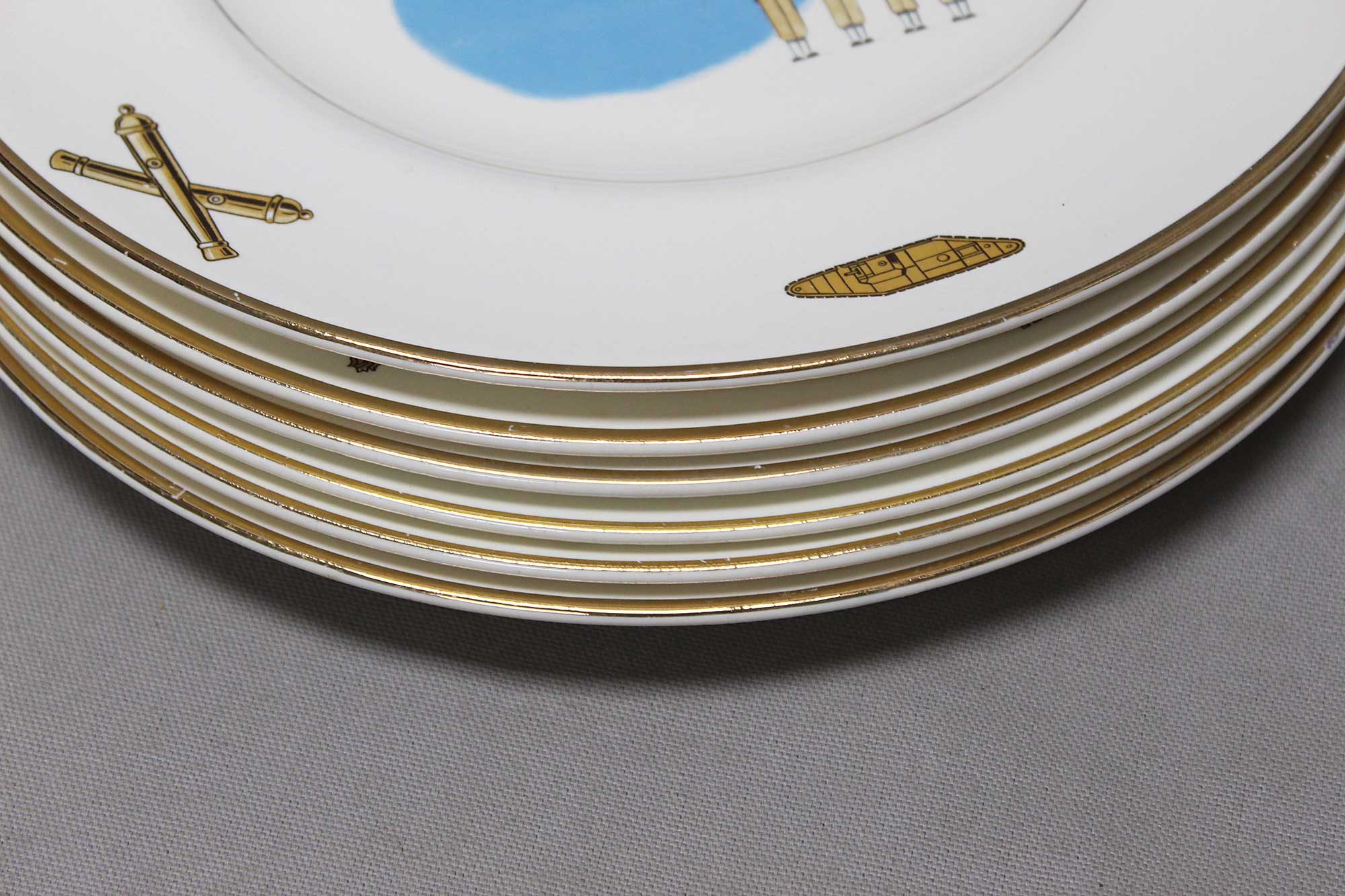 US Military Liberty Bell Collector Dinner Plate PER ITEM. FLU1696 ...